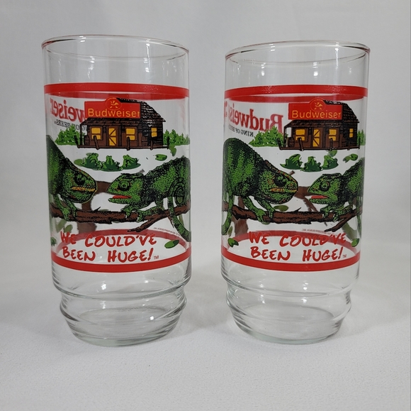 Budweiser | Dining | 2 998 Budweiser Beer Chameleon Lizard Frank Louie ...